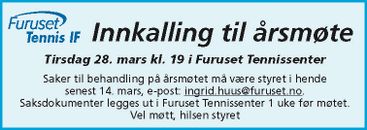 Tennis | Furuset Idrettsforening